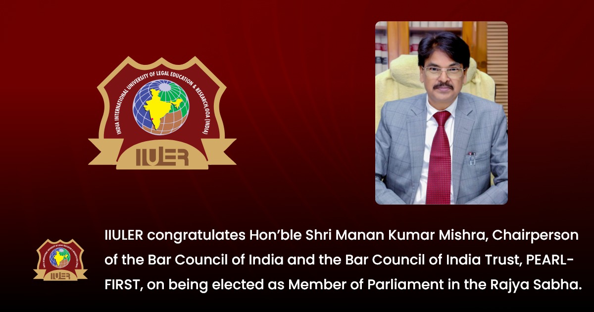 India International University of Legal Education and Research (IIULER), Goa